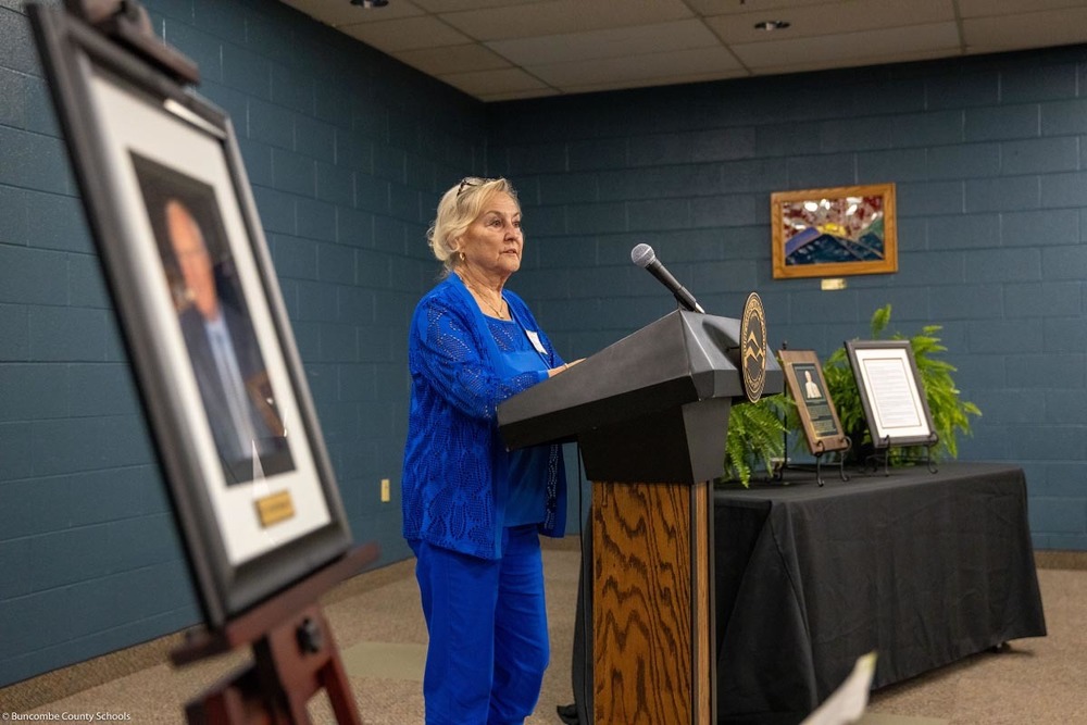 BCS Honors Dr. J. Frank Yeager, Jr. | Buncombe County Schools