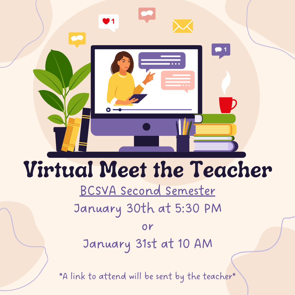 Virtual Meet the Teacher | BCS Virtual Academy